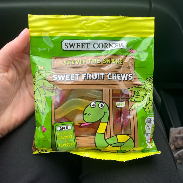 Stevie the Snake Sweet Fruit Chews from Sweet corner - Vegan Product ...