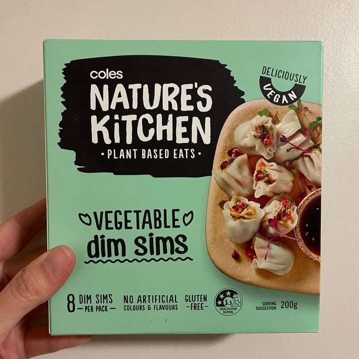 Coles Nature's Kitchen Vegetable Dim Sims Review | abillion