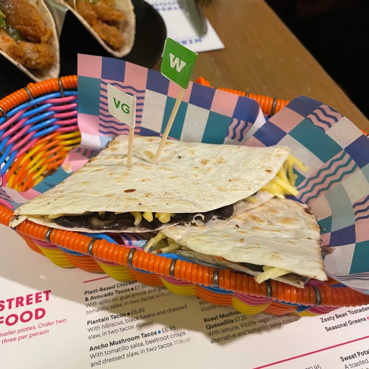Wahaca Wimbledon Wimbledon, United Kingdom Black Bean And Cheese ...