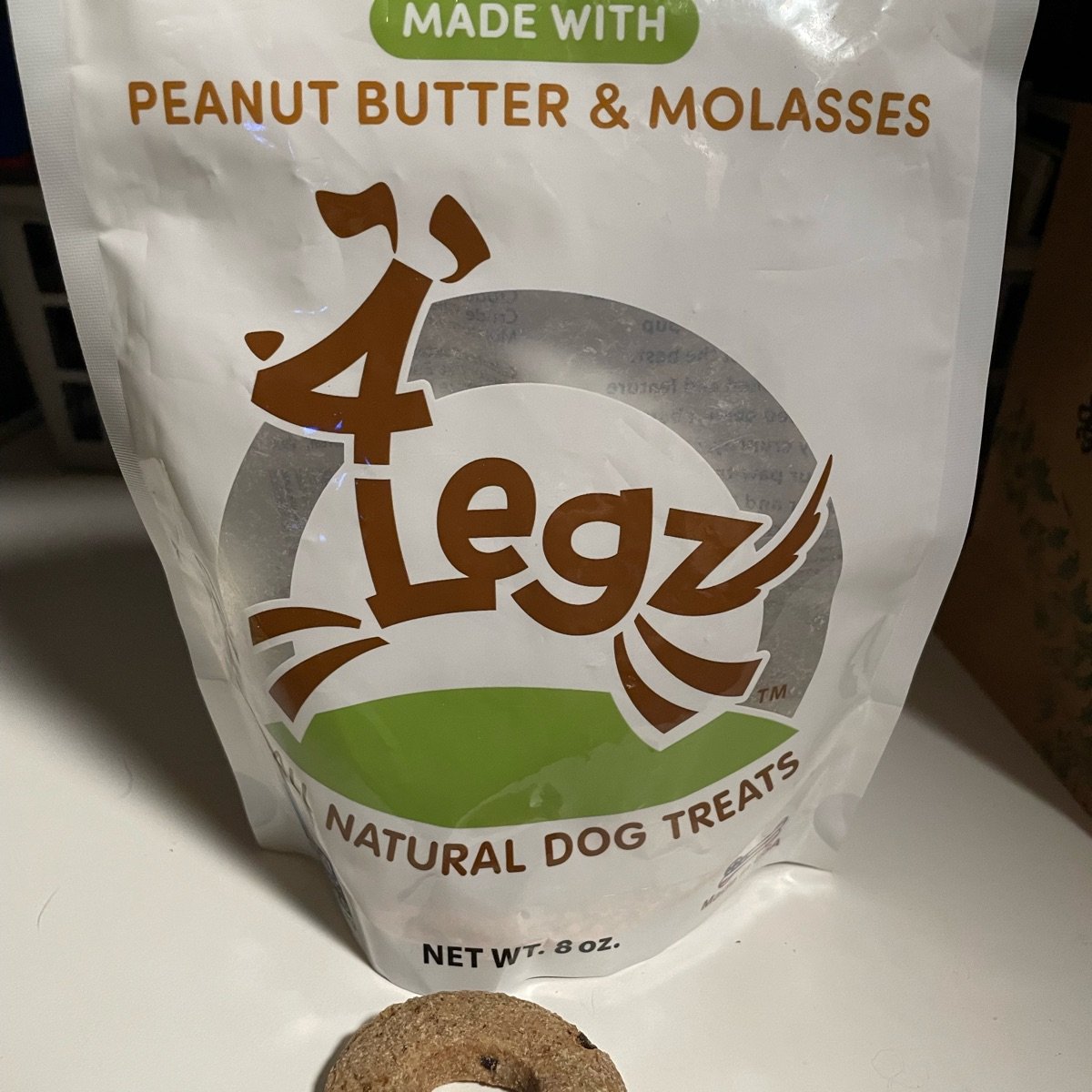 Peanut butter and molasses dog treats from 4 Legz - Vegan Product ...