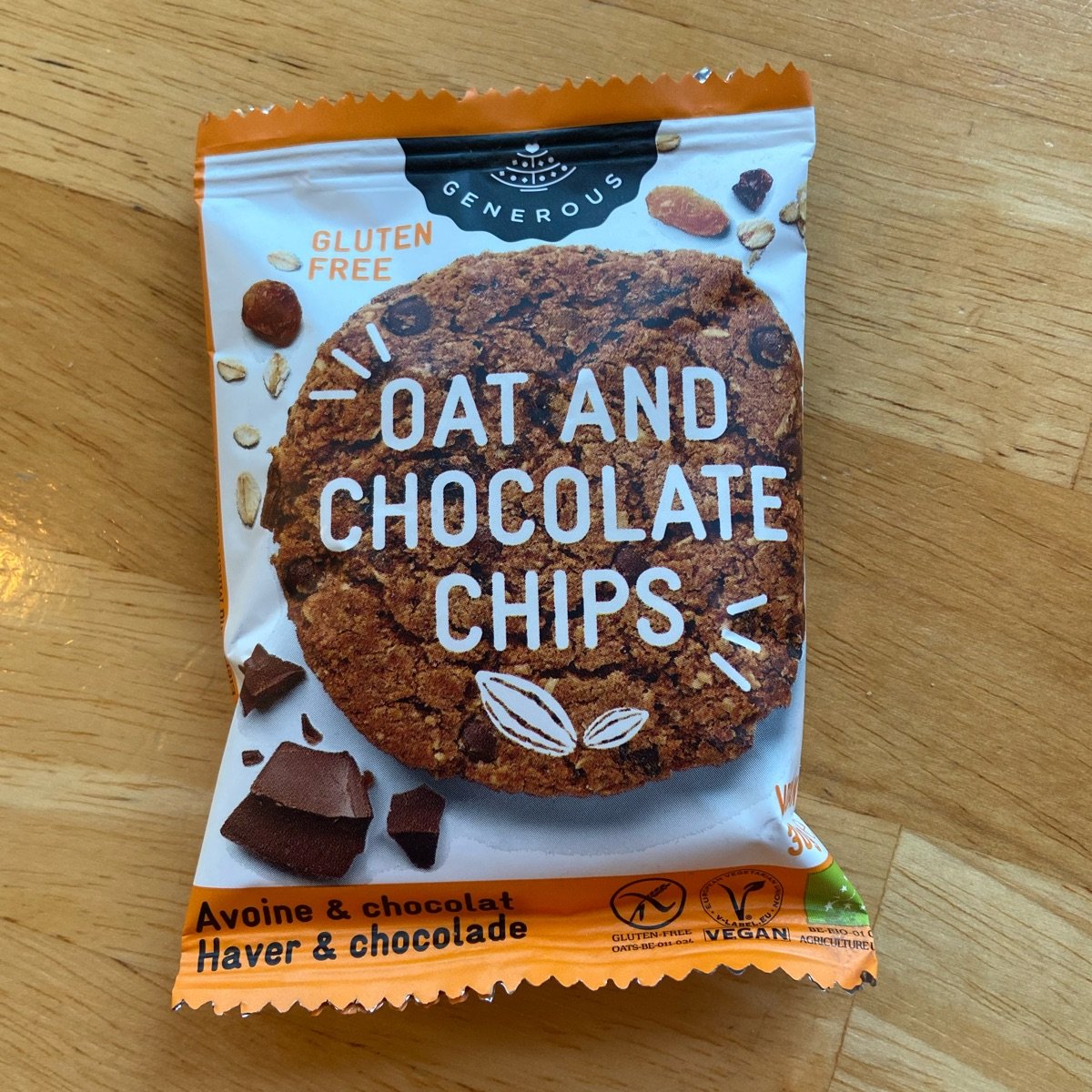 OAT and chocolate cookie from Generous - Vegan Product Reviews ...