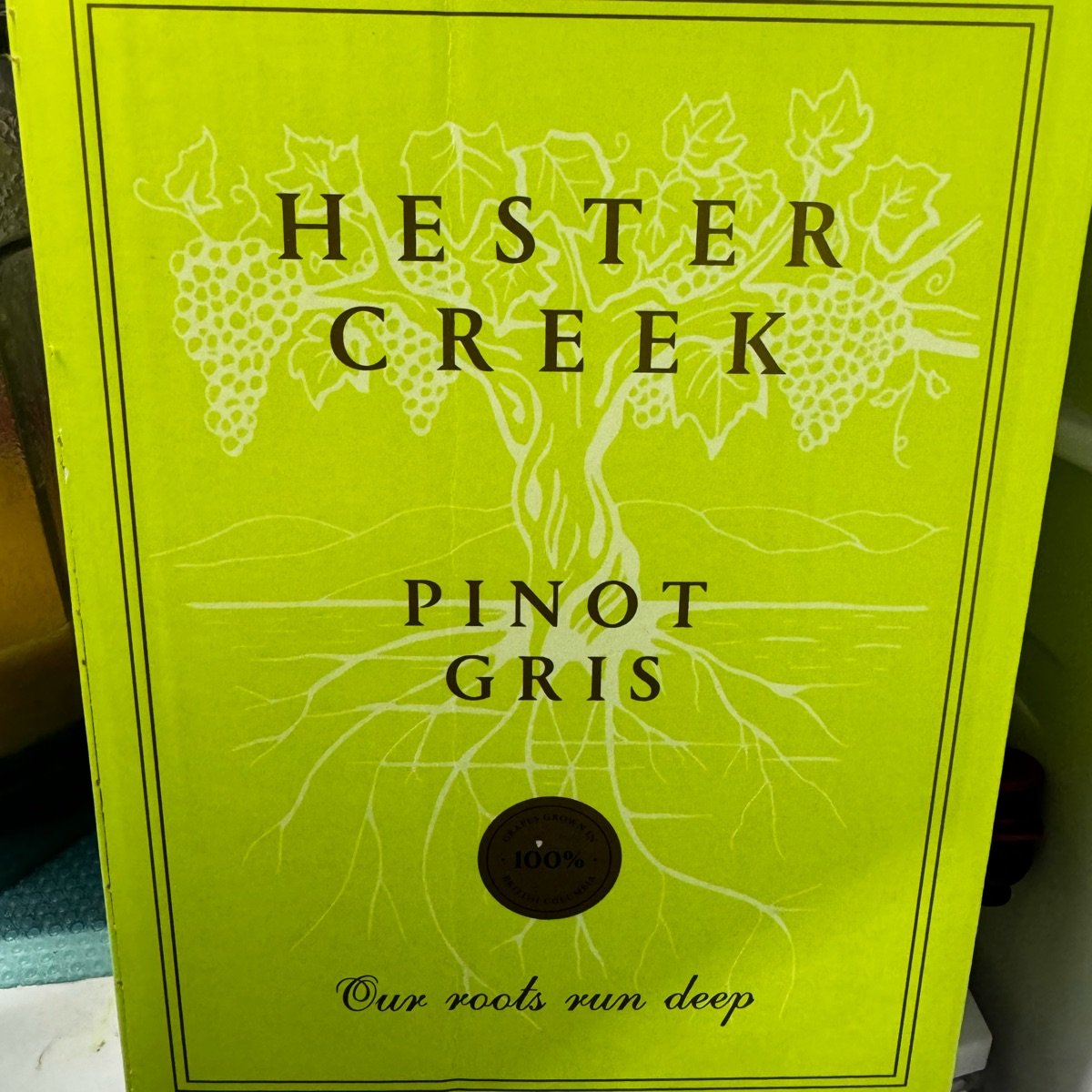 Pinot Gris from Hester Creek Estate Winery - Vegan Product Reviews ...