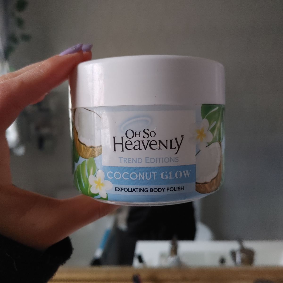 Coconut glow exfoliating body polish from Oh So Heavenly - Vegan ...