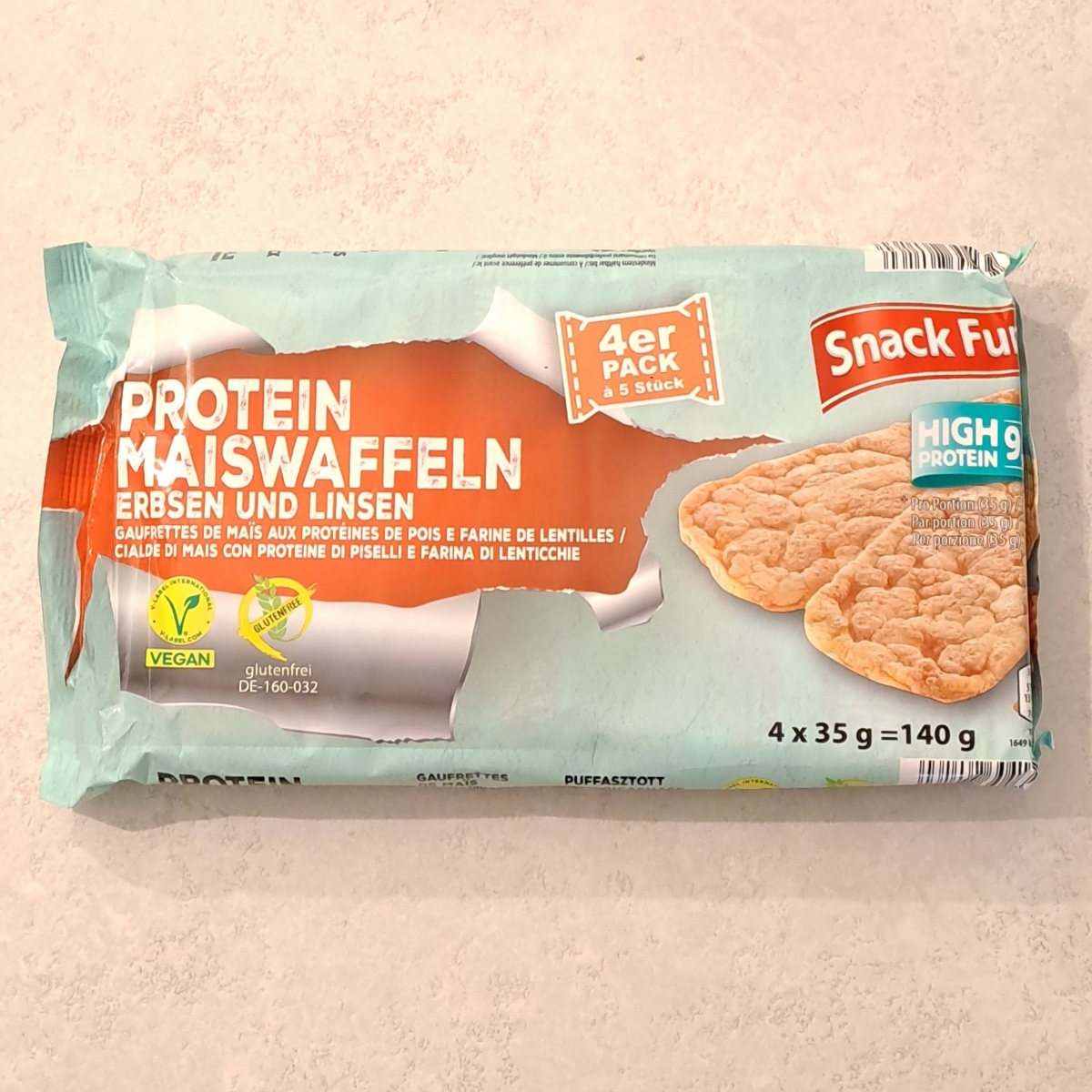 protein maiswaffeln from Snack Fun - Vegan Product Reviews & Ratings ...