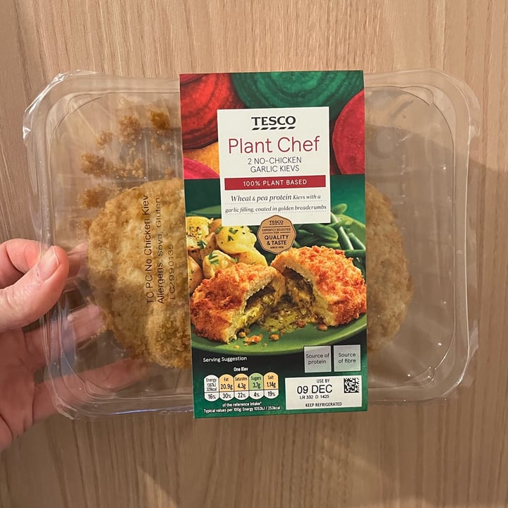 Tesco Plant Chef 2 Garlic Kievs Review | abillion