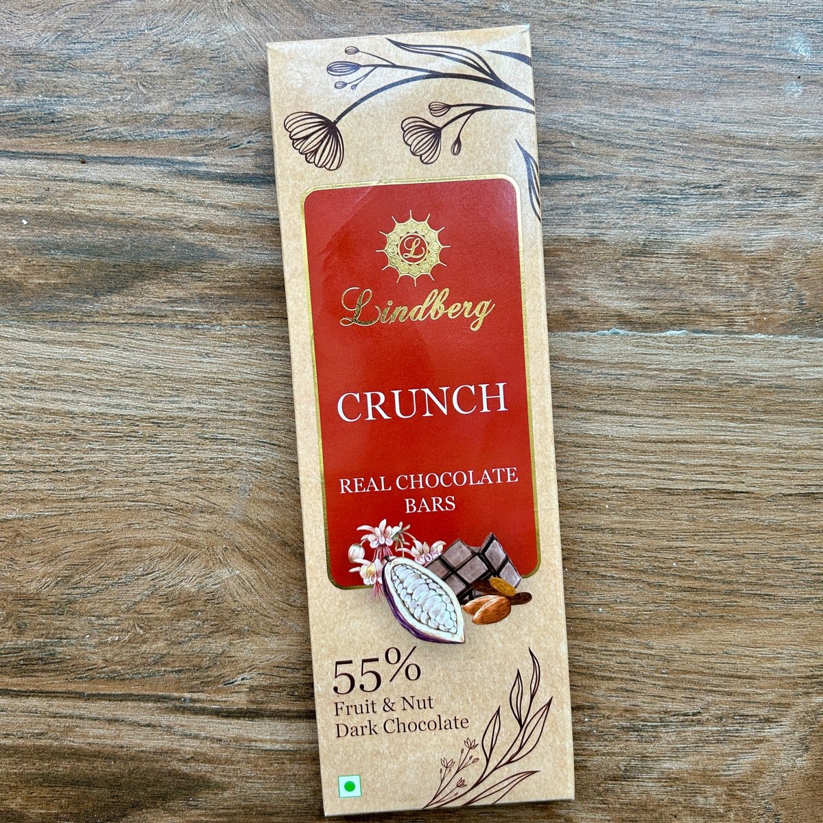 Lindberg CRUNCH (55% Fruit & Nut Dark Chocolate) Reviews | abillion