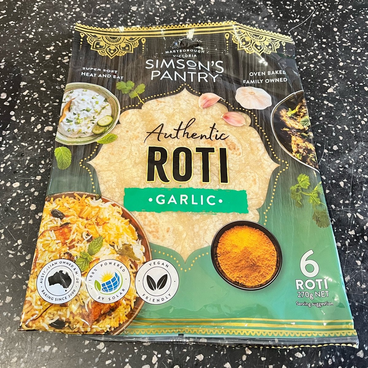 Garlic Roti from Simsons pantry - Vegan Product Reviews & Ratings ...