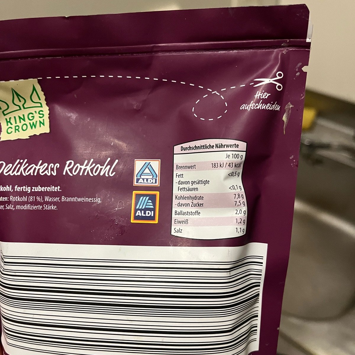 delikatess rotkohl from King's crown - Vegan Product Reviews & Ratings ...