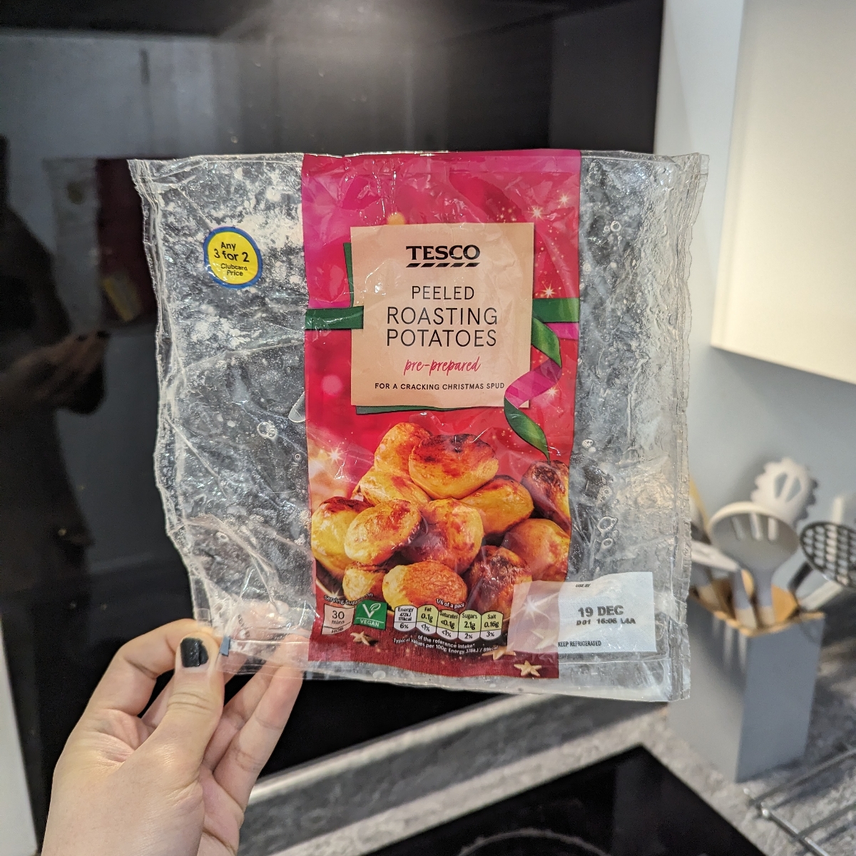 Peeled Roasting Potatoes pre-prepared from Tesco - Vegan Product ...