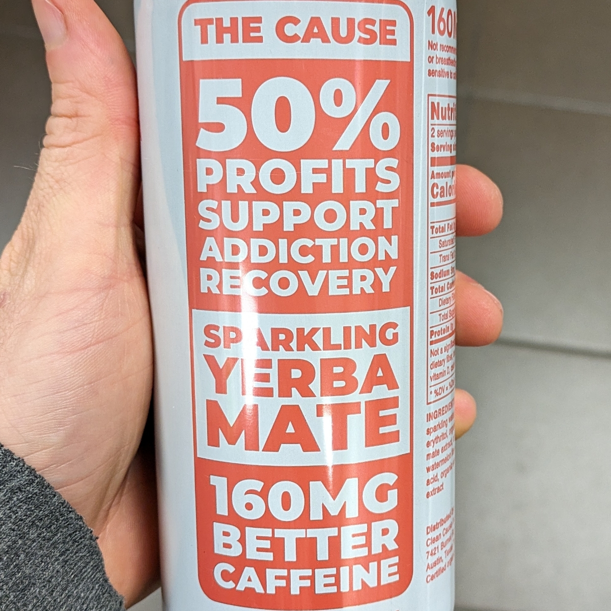 watermelon mint sparkling yerba mate from Clean Cause - Vegan Product ...