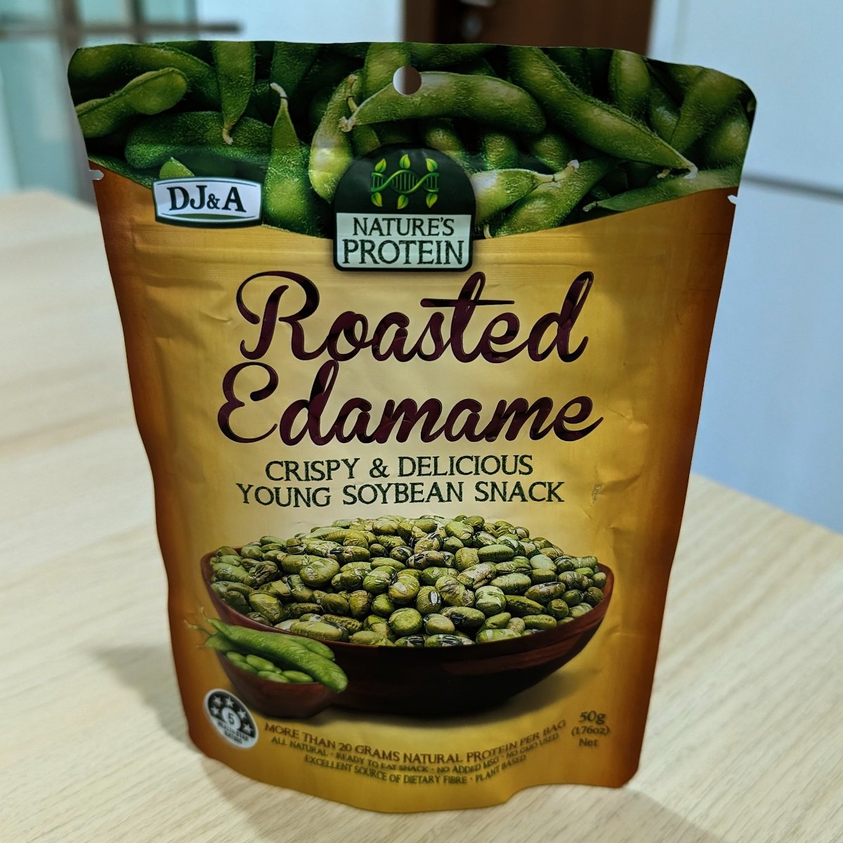 Roasted Edamame from DJ&A - Vegan Product Reviews & Ratings | abillion