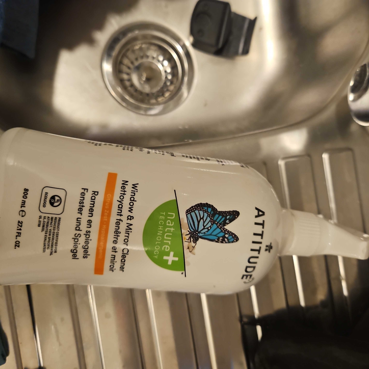 window and mirror cleaner from ATTITUDE - Vegan Product Reviews ...