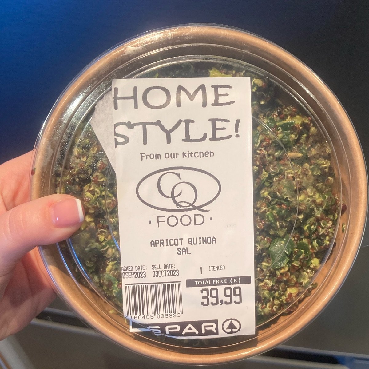 Apricot Quinoa Salad from Spar - Vegan Product Reviews & Ratings | abillion