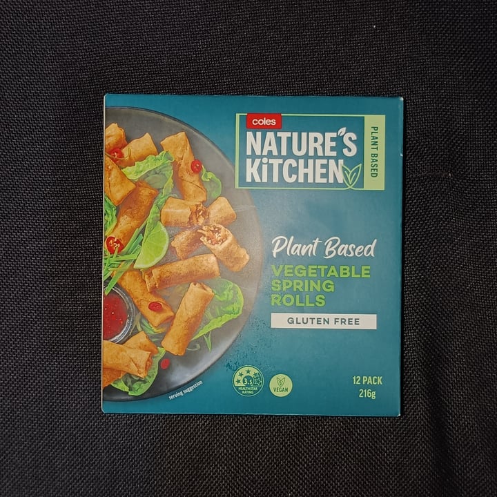 Coles Nature's Kitchen Spring rolls Review | abillion