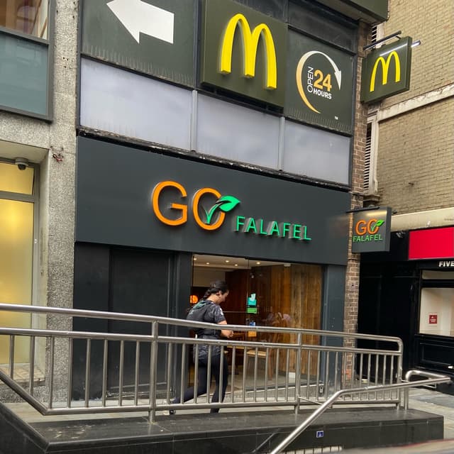 medium falafel wrap at Go Falafel - Charing Cross - Review by @fxk ...