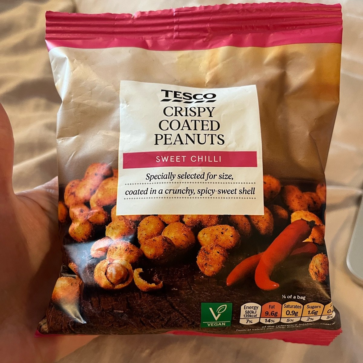 Crispy coated peanuts sweet chilli from Tesco - Vegan Product Reviews ...