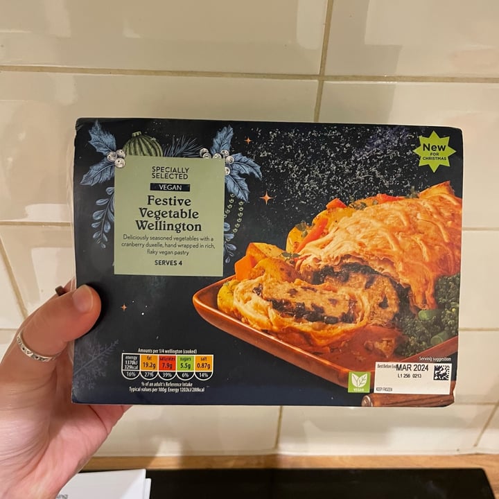 ALDI Specially Selected Festive Vegetable Wellington Review | abillion
