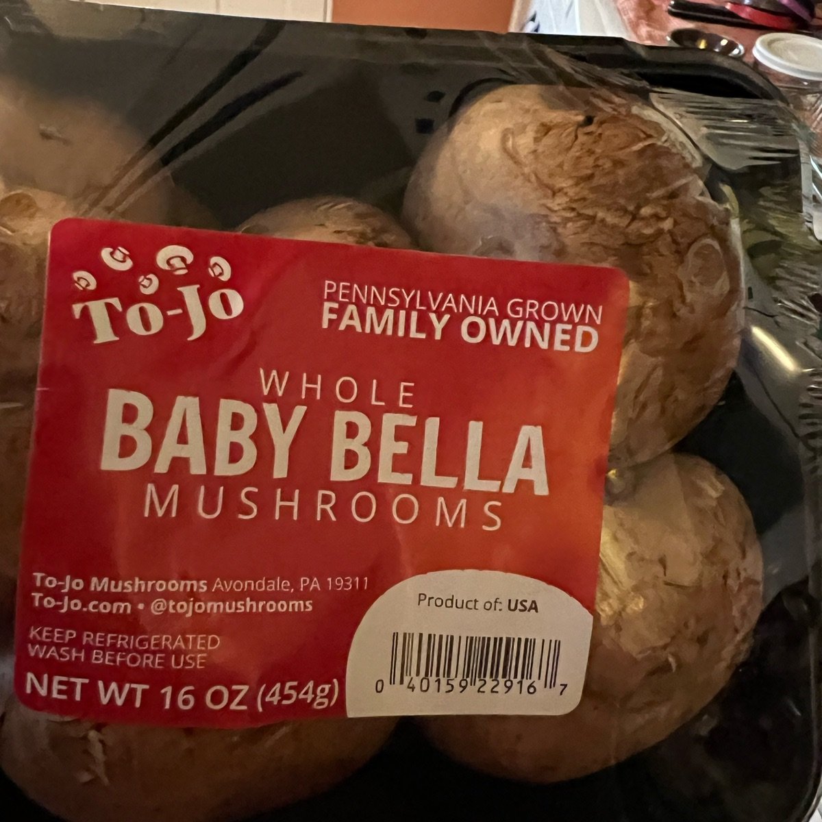 whole baby bella mushrooms from To-Jo - Vegan Product Reviews & Ratings ...