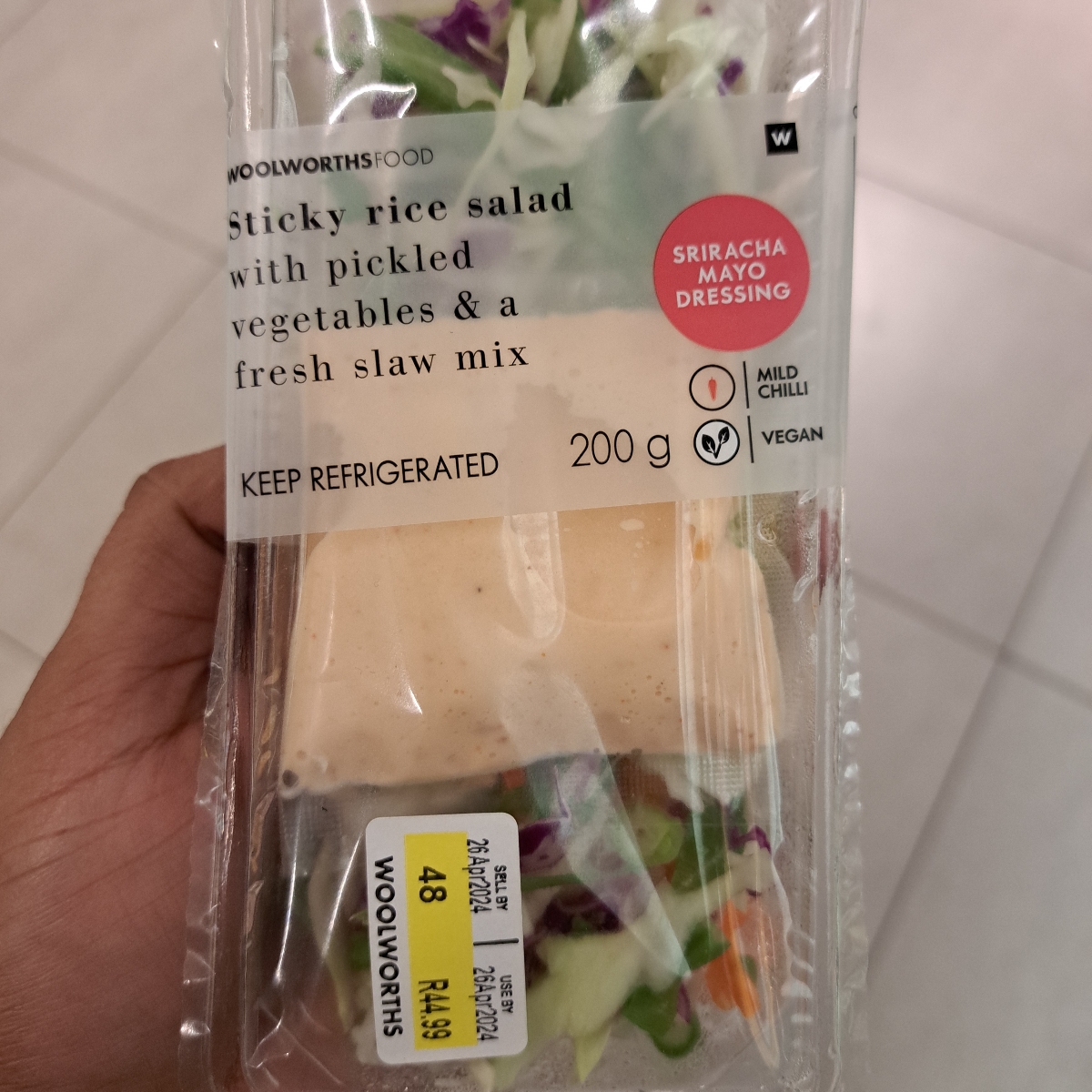 sticky rice salad from Woolworths Food - Vegan Product Reviews ...