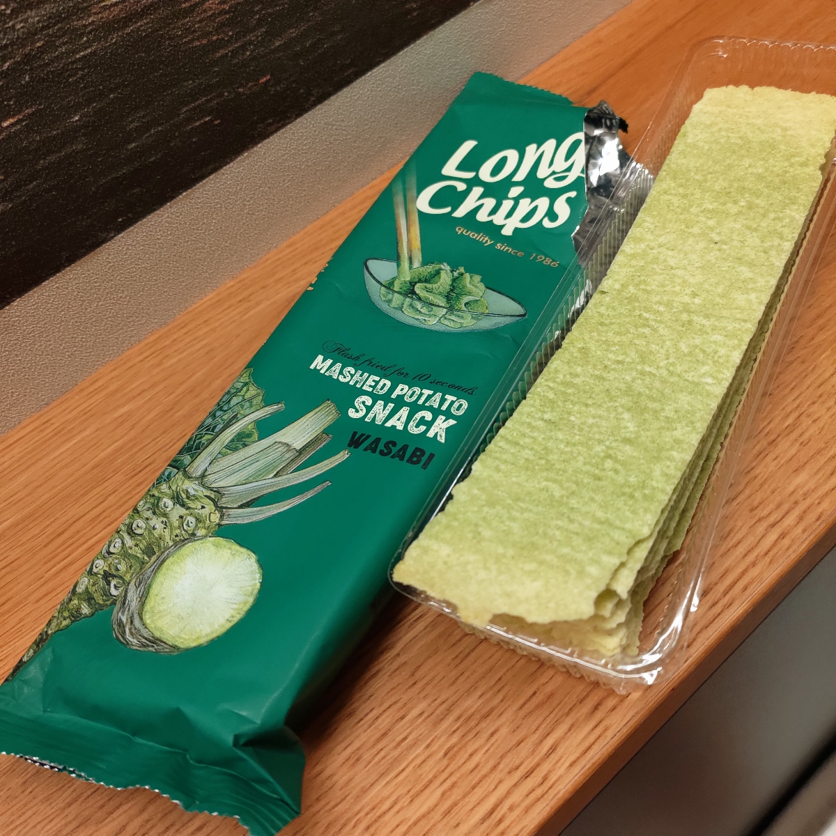 Wasabi Chips from Long Chips - Vegan Product Reviews & Ratings | abillion