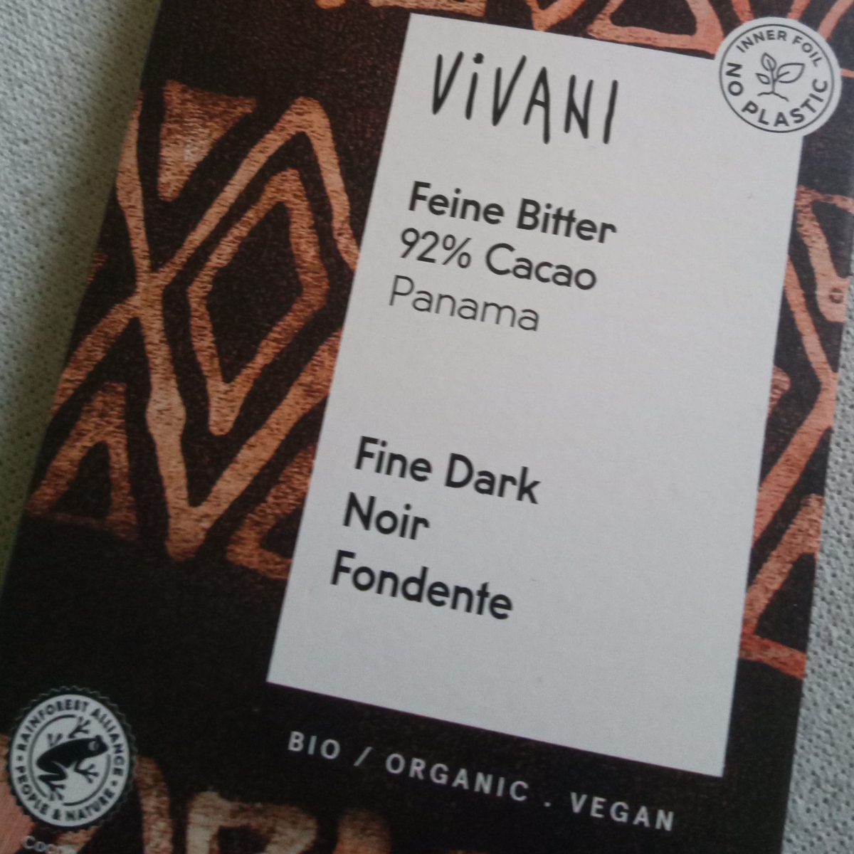 92% cacao panama from Vivani - Vegan Product Reviews & Ratings | abillion