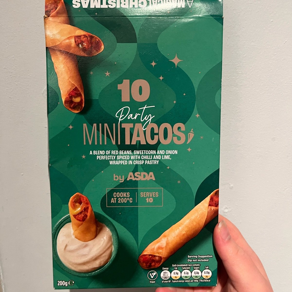 10 Party Mini Tacos from ASDA - Vegan Product Reviews & Ratings | abillion