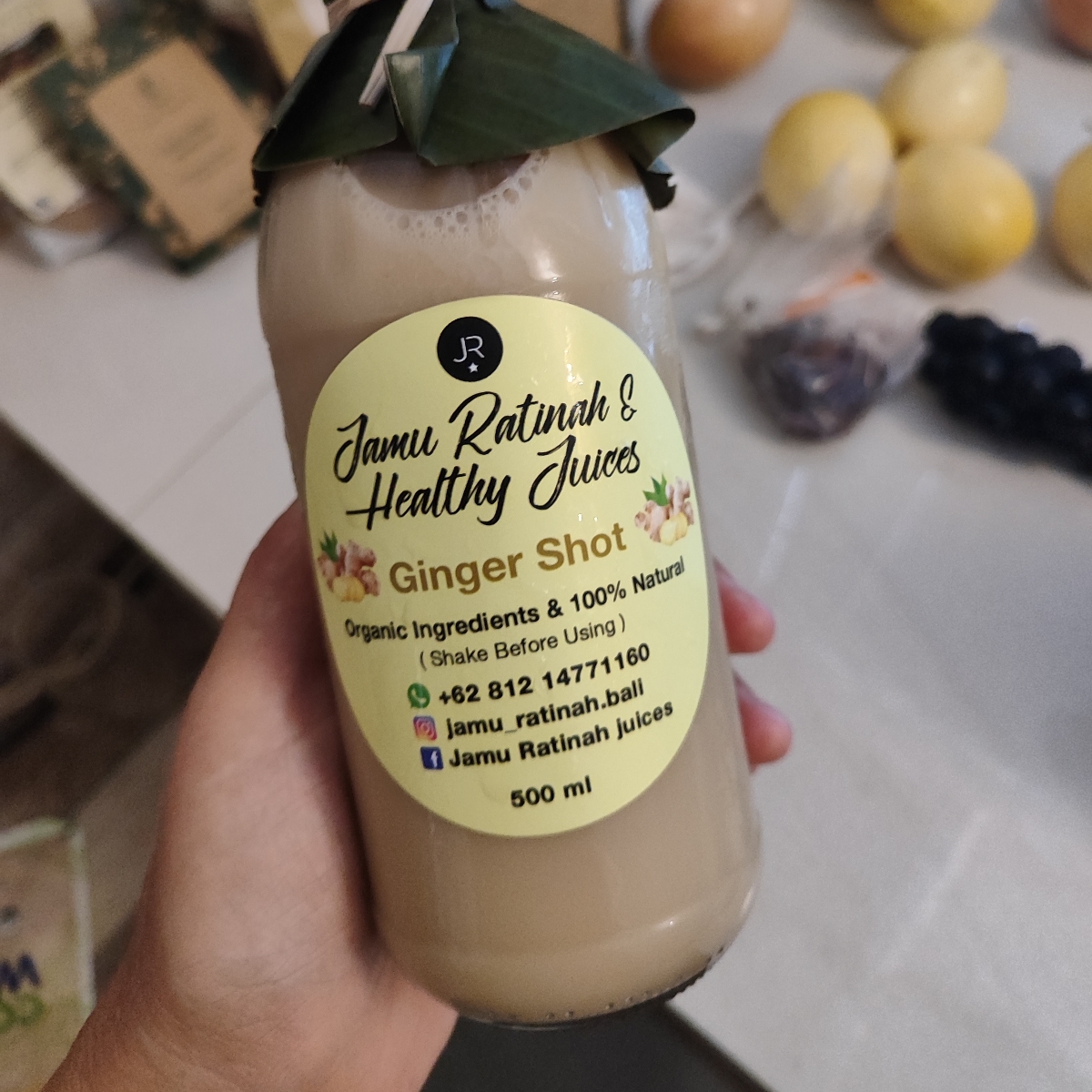 Ginger Shot from Jamu Ratinah - Vegan Product Reviews & Ratings | abillion