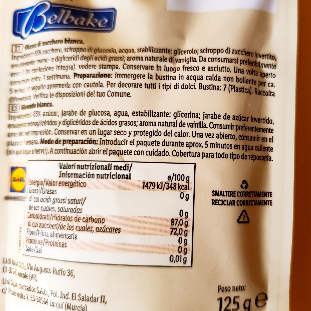 white glaze icing from Belbake - Vegan Product Reviews & Ratings | abillion