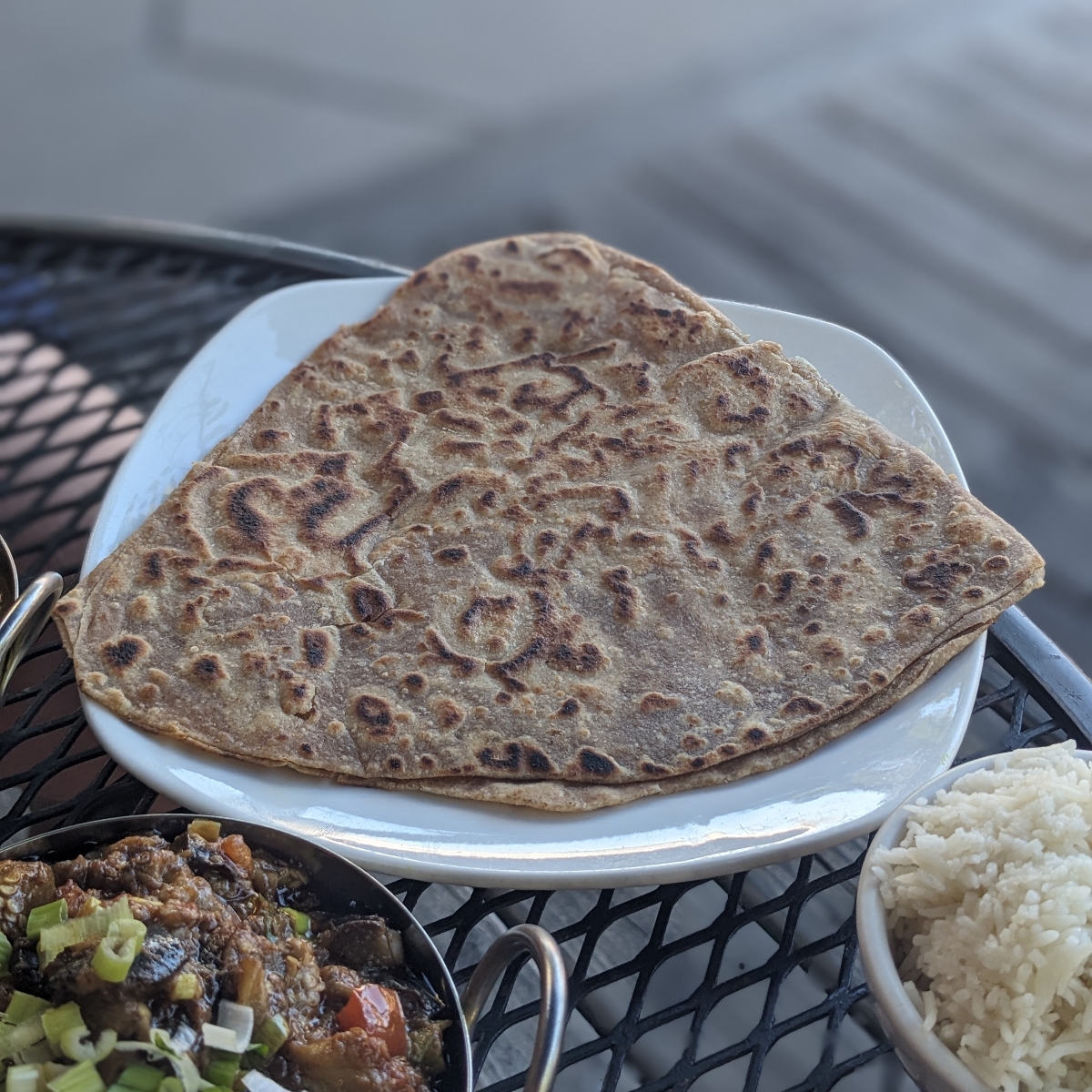 Garlic paratha at Namaste Cafe - Review by @iszy | abillion
