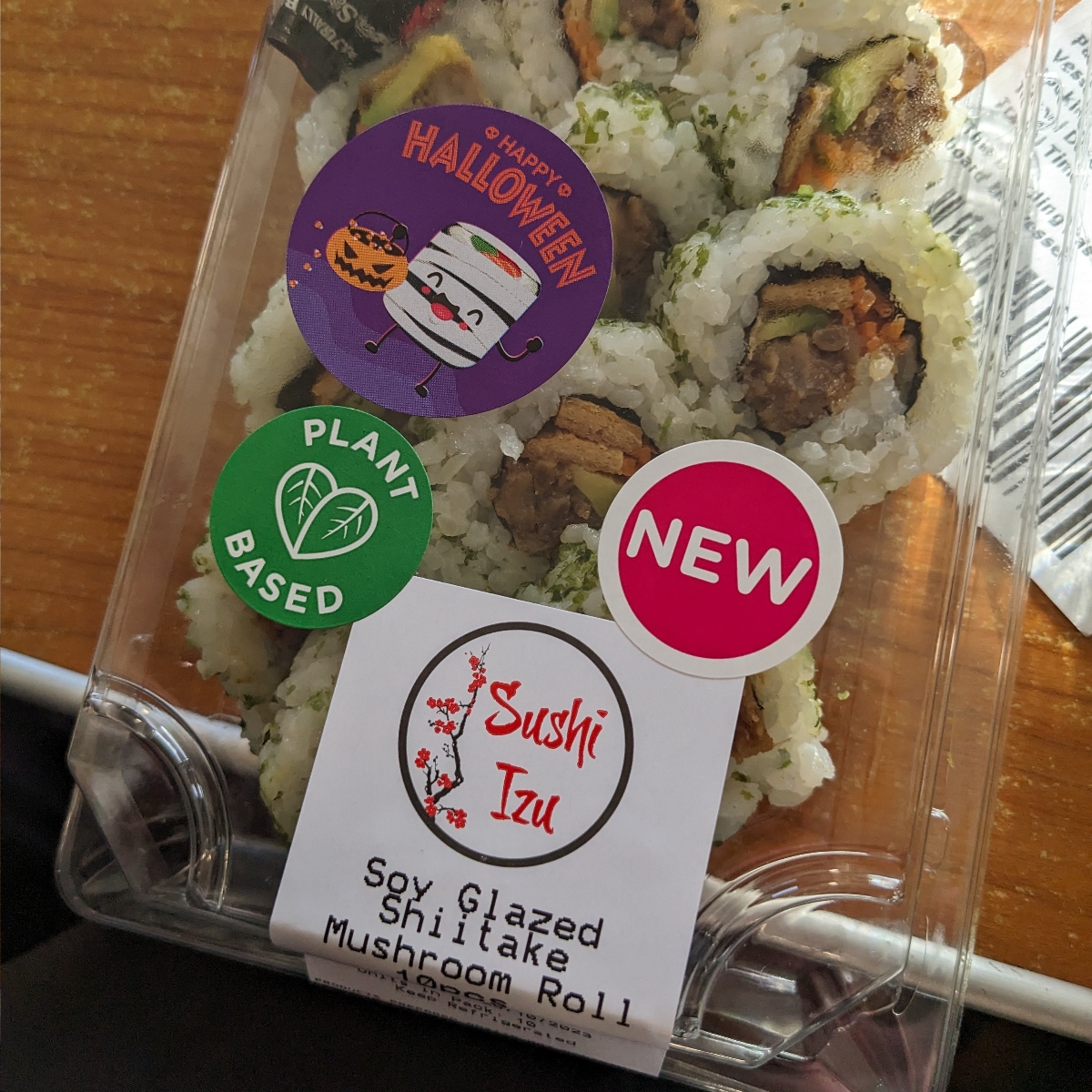 Soy Glazed Shiitake Mushroom Roll from Sushi izu - Vegan Product ...