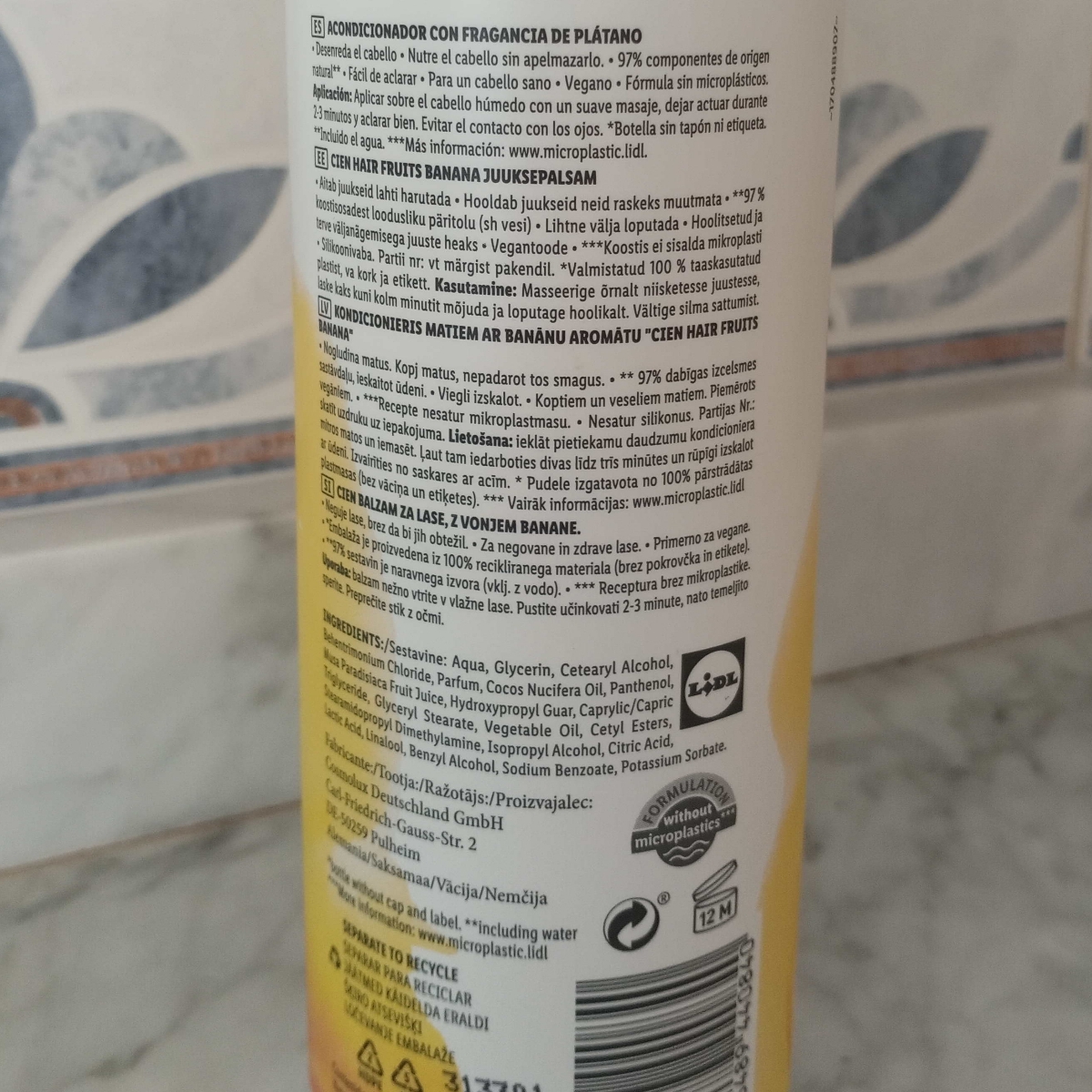 Hair Fruits Banana Conditioner from Cien - Vegan Product Reviews ...