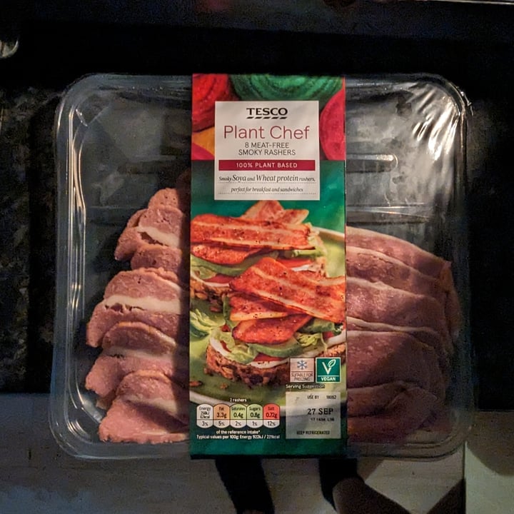 Tesco Plant Chef 8 Meat-Free Smoky Rashers Review | abillion