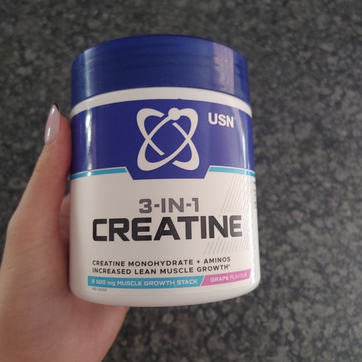 3-in-1 Creatine Grape flavour from USN - Vegan Product Reviews ...