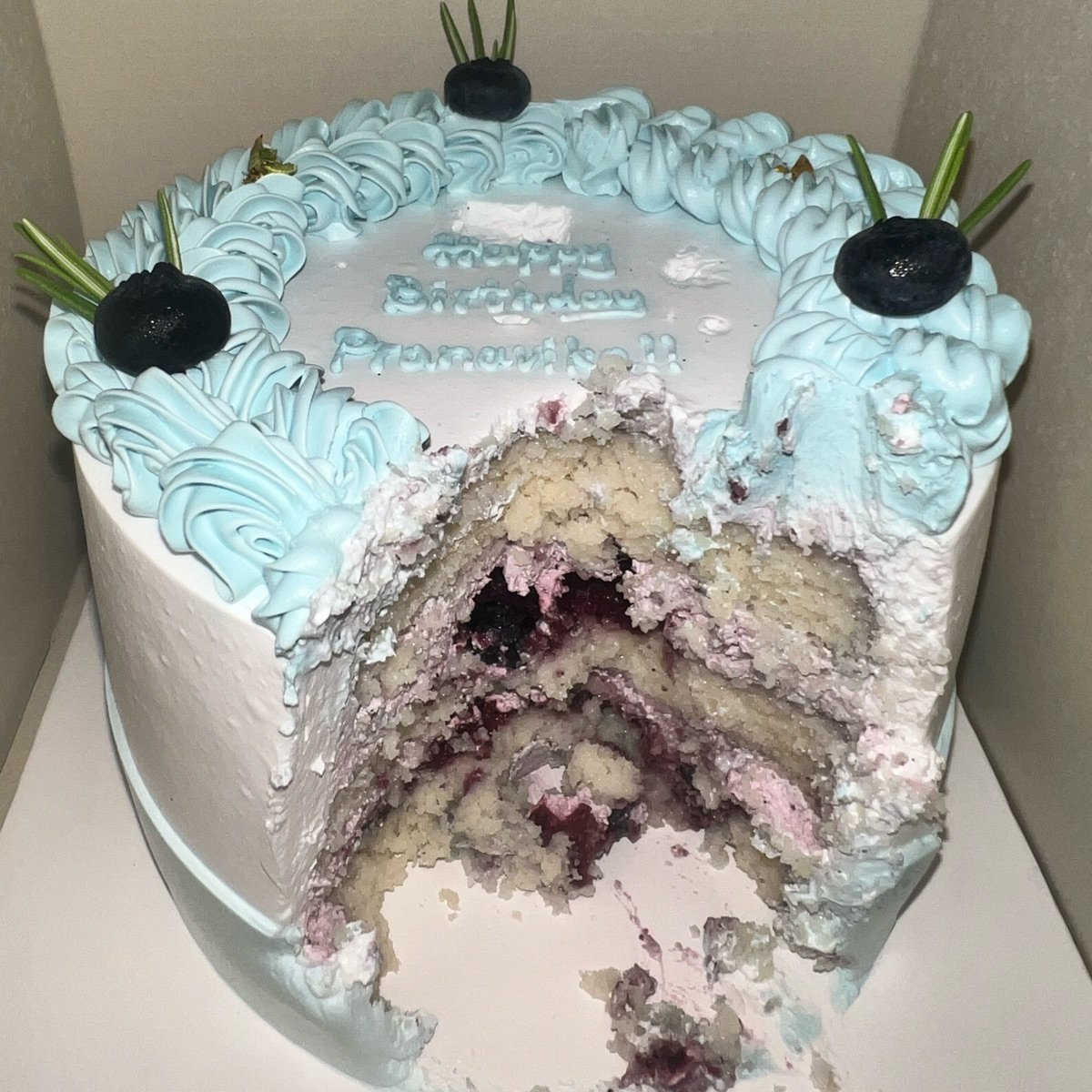 Blue Forest Cake from Delcie's Desserts and Cakes - Vegan Product ...