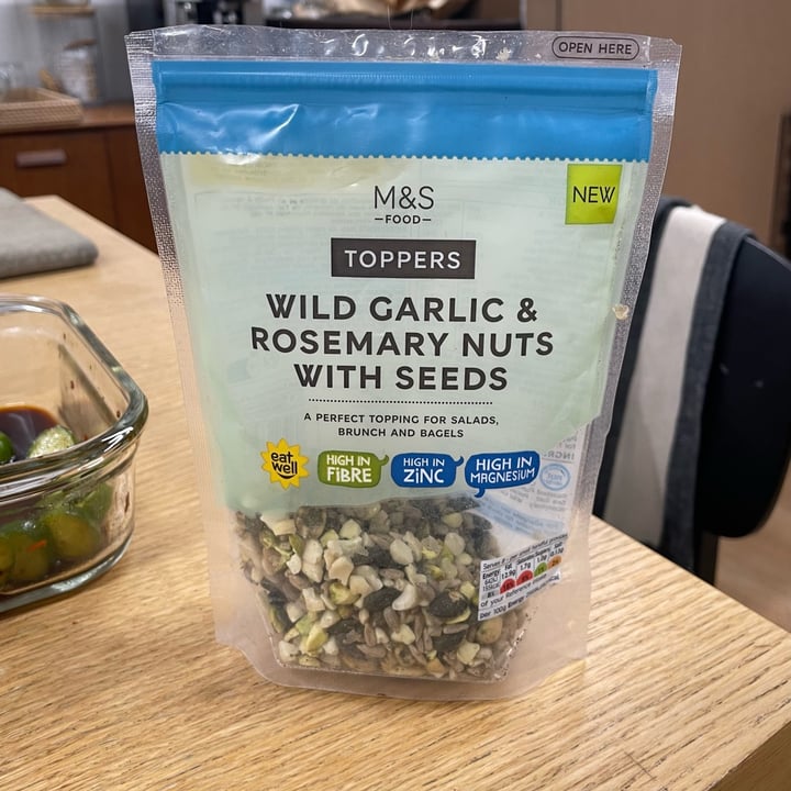 Marks & Spencer Food (M&S) Wild Garlic & Rosemary Nuts with Seeds ...