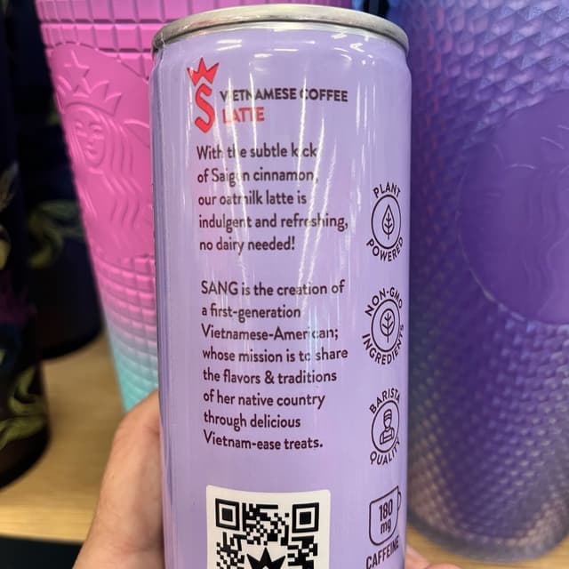 Vietnamese Coffee Saigon Cinnamon Oatmilk Latte from Sang - Vegan ...