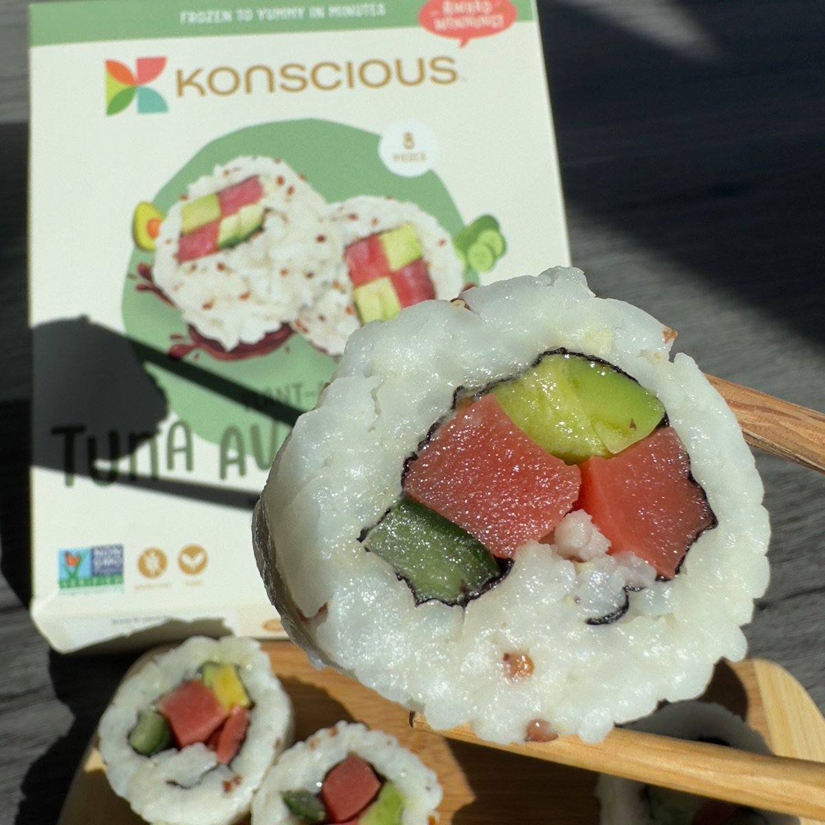 Tuna Avocado Roll from Konscious - Vegan Product Reviews & Ratings ...