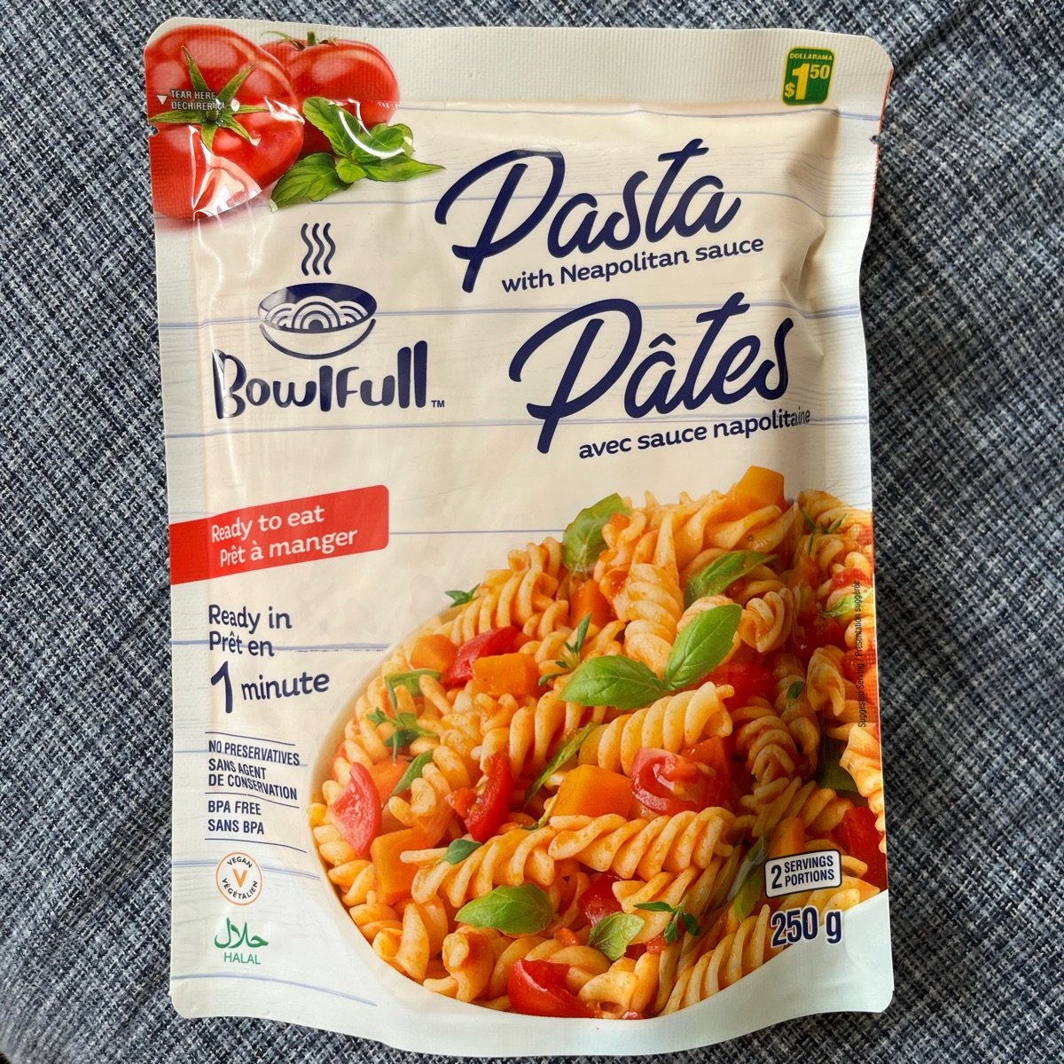Pasta With Neapolitan Sauce from Bowlfull - Vegan Product Reviews ...