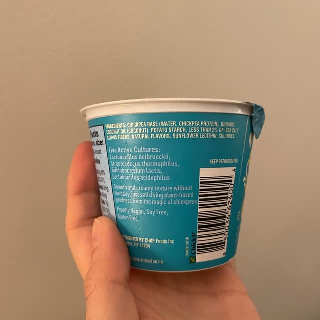 Plain plant-based yogurt at CHKP - Review by @emmapecci | abillion