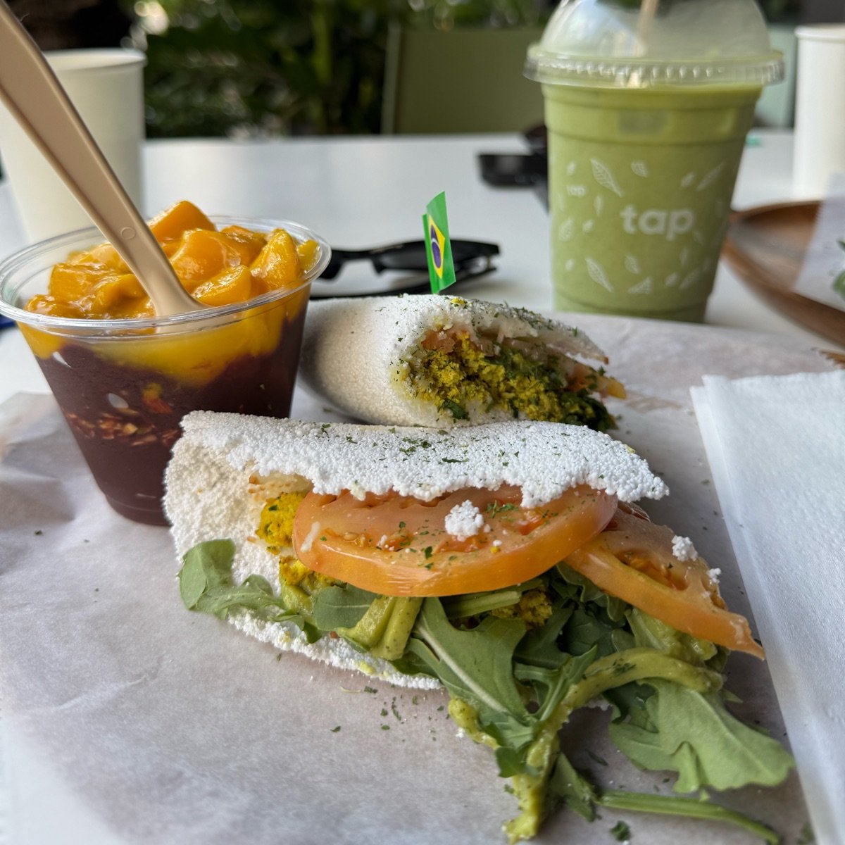 vegan sandwich at tap | 100% Gluten-Free Sandwiches & Açaí Bowls ...