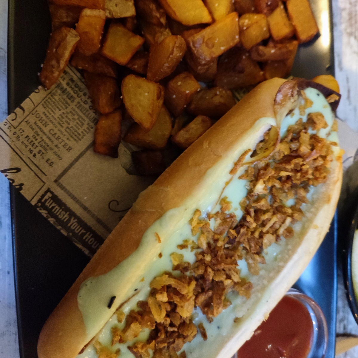 Hot Dog Pitufo at El Jardí, Catalonia - Vegan Dish Reviews & Ratings ...