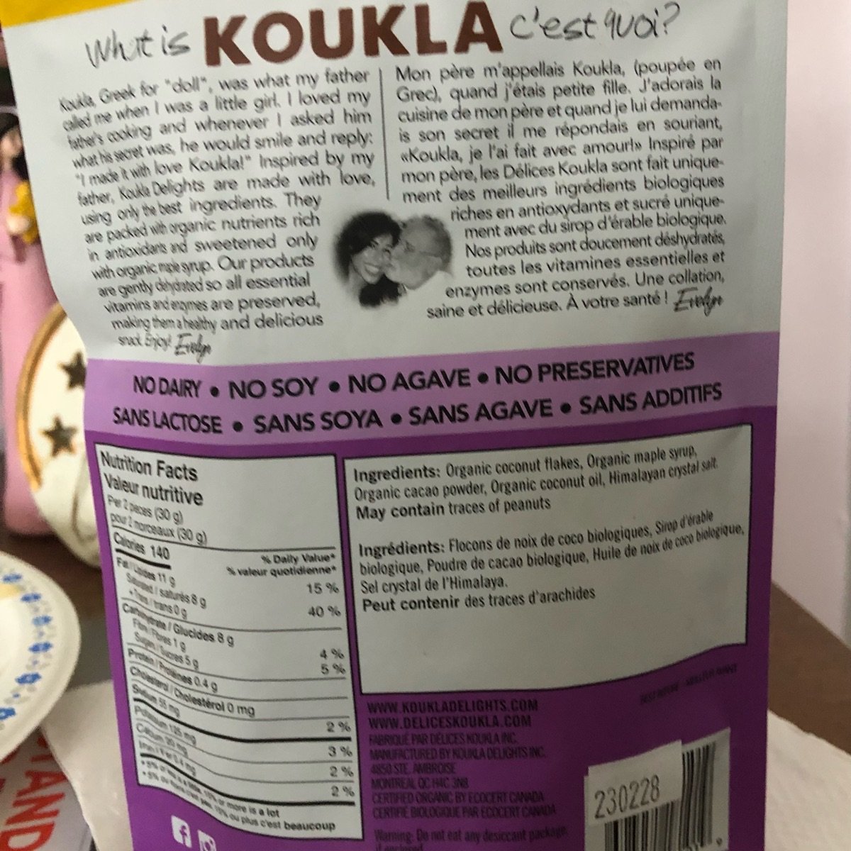Cocao Coconut Bites from Koukla Delights - Vegan Product Reviews ...