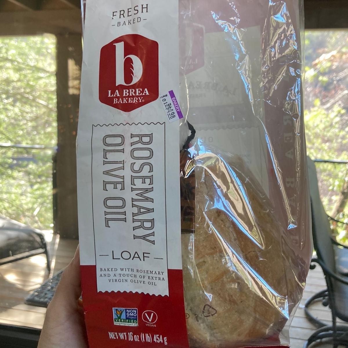 Rosemary Olive Oil Loaf from La Brea Bakery - Vegan Product Reviews ...