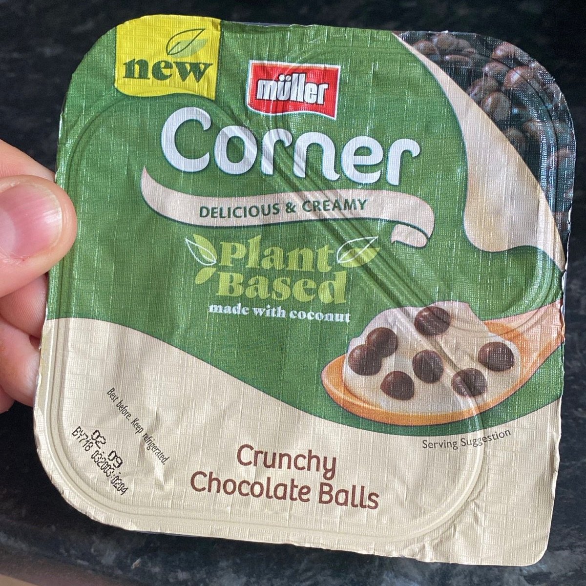 Plantbased Crunchy Chocolate Balls from Müller - Vegan Product Reviews ...