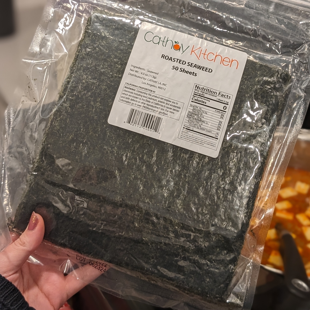 Roasted Seaweed Sheets from Cathay Kitchen - Vegan Product Reviews ...