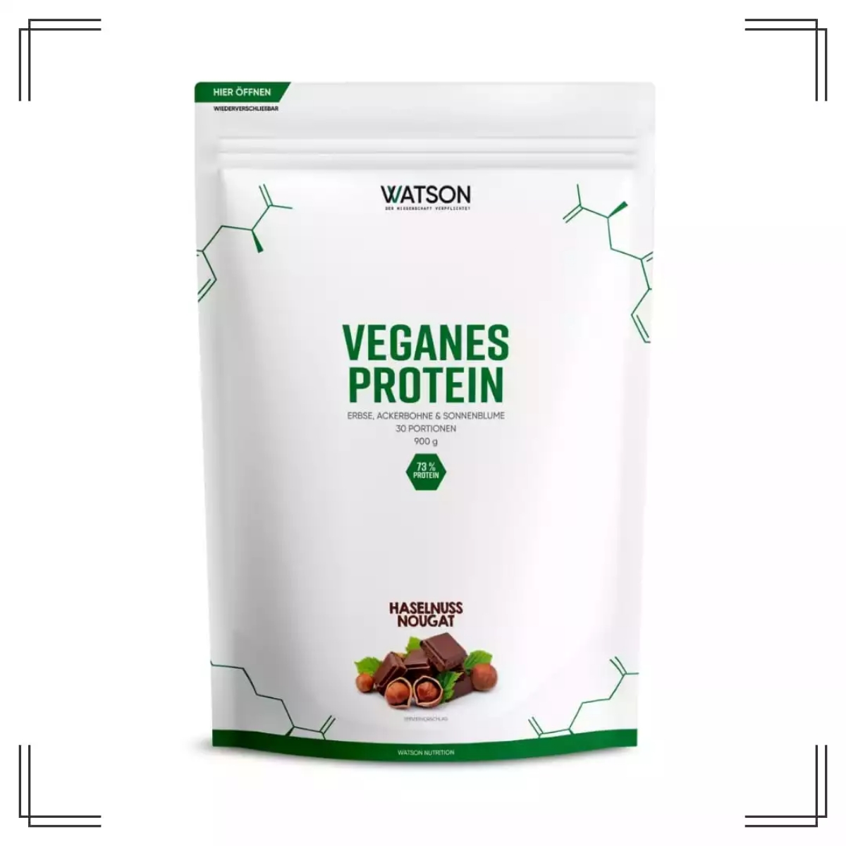 Watson Nutrition Veganes Protein - Haselnuss Nougat Reviews | abillion