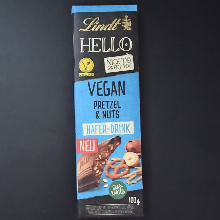 Lindt Hello Vegan Pretzel & Nuts Review | abillion