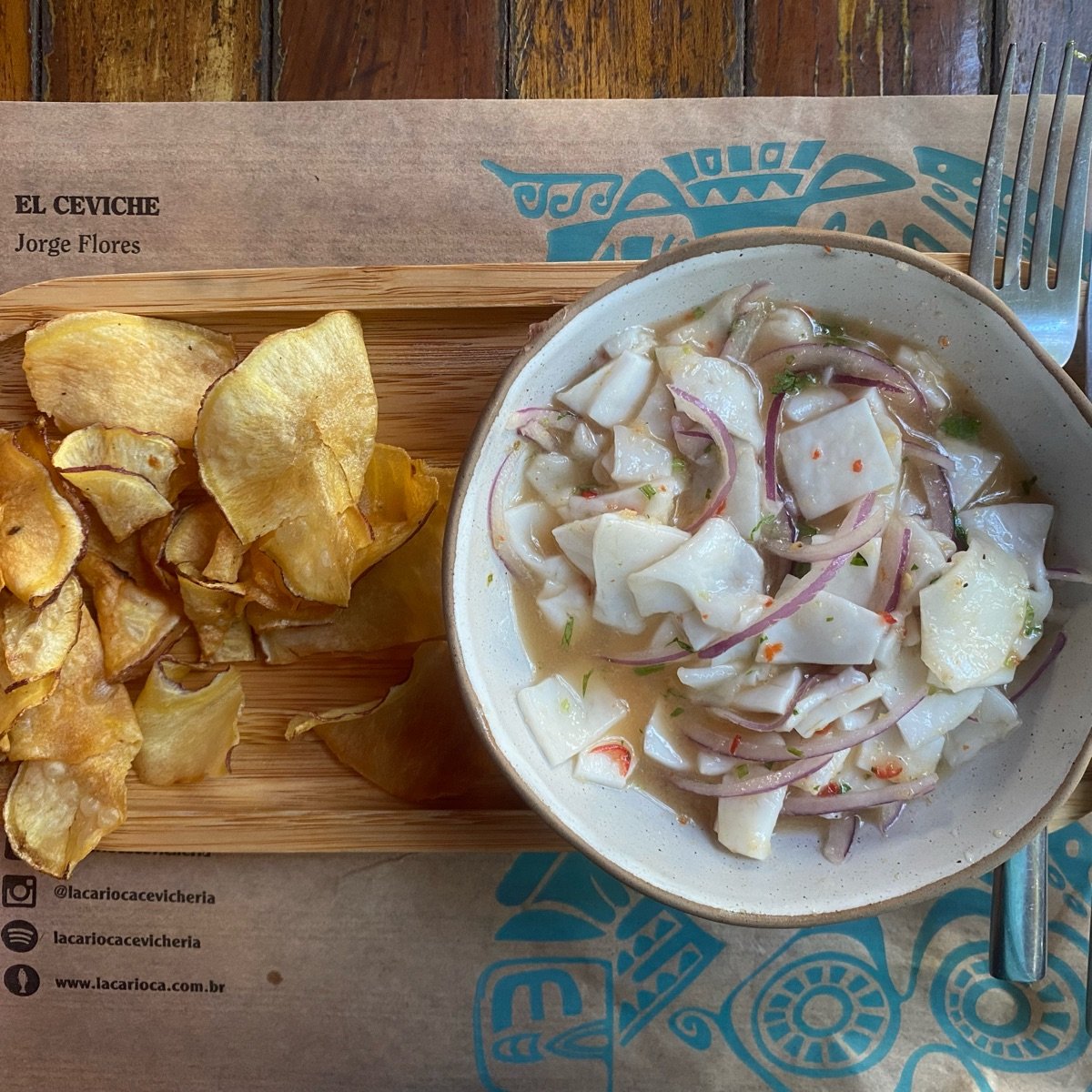 ceviche de coco at La Carioca Cevicheria, Rio de Janeiro - Vegan Dish ...