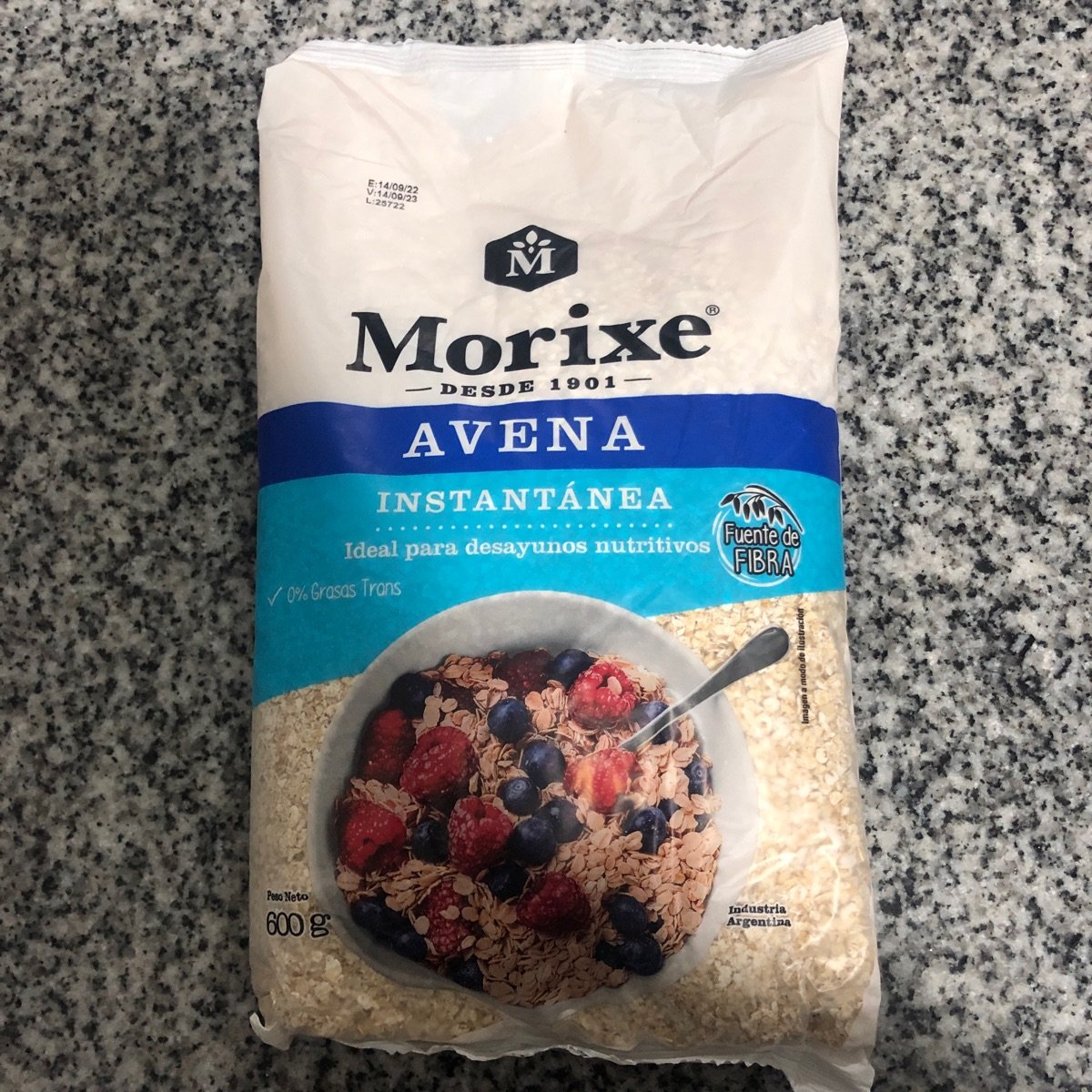 Avena Instantánea from Morixe - Vegan Product Reviews & Ratings | abillion