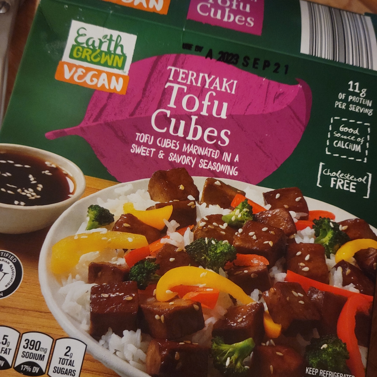 teriyaki Tofu Cubes from Earth Grown - Vegan Product Reviews & Ratings ...